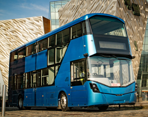 Wrightbus First hydrogen fuel cell bus | Double decker bus